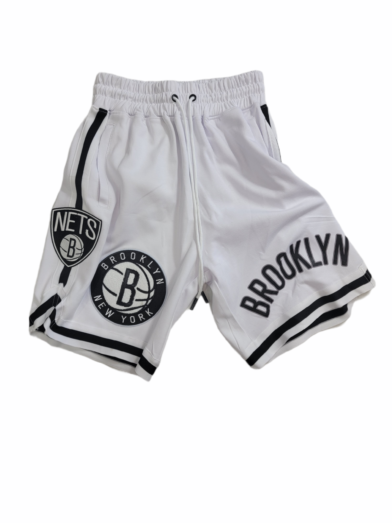 NY Brooklyn Nets White Shorts – ROS 3 CLOTHING CO.